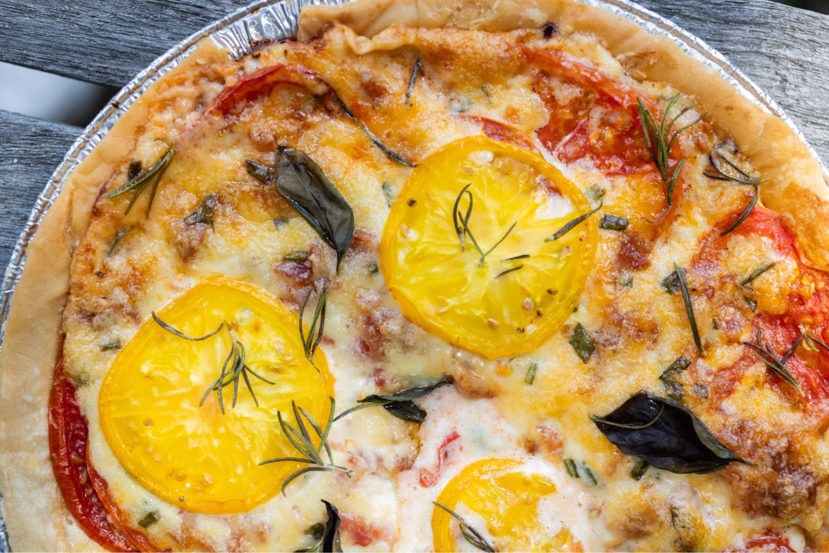 Georgia Gouda Tomato Pie | Olive Amelia